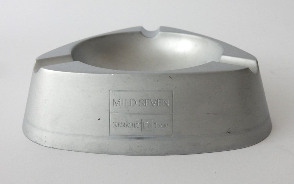 Vintage « Mild Seven - Renault F1 Team » Alu - Aschenbecher (Gebraucht ...