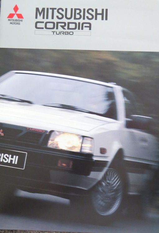 Prospekt Mitsubishi Cordia Turbo von 1987 | Kaufen auf Ricardo