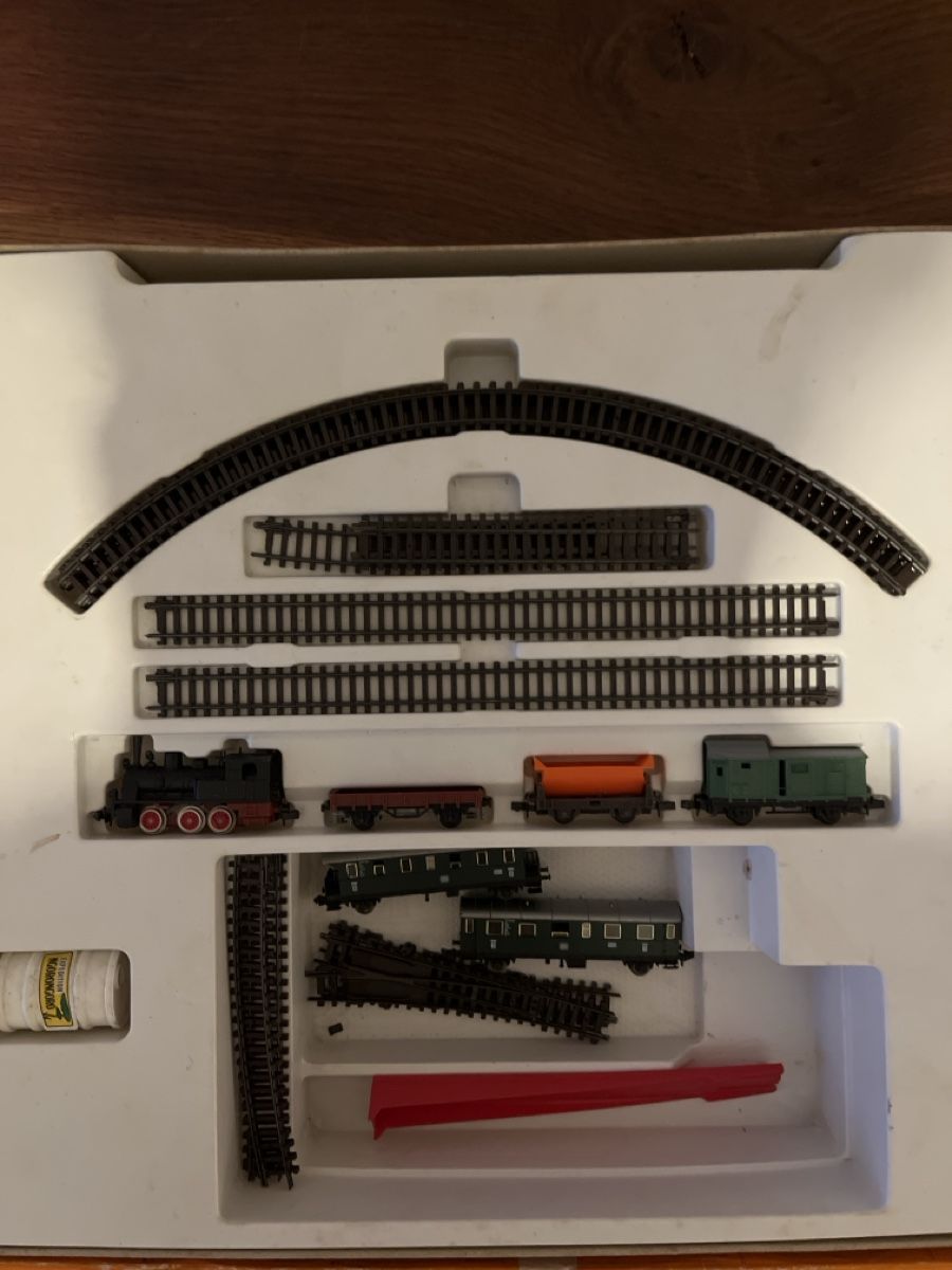 Train Arnold N BC, set de rails et wagons, boite ouverte (Gebraucht) in ...