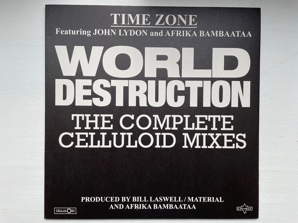 Time Zone (Lydon, Bambaataa) - World Destruction - 12" RSD | Kaufen auf ...