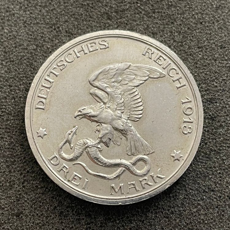 3 Mark Silber Preussen 1913 | Kaufen auf Ricardo