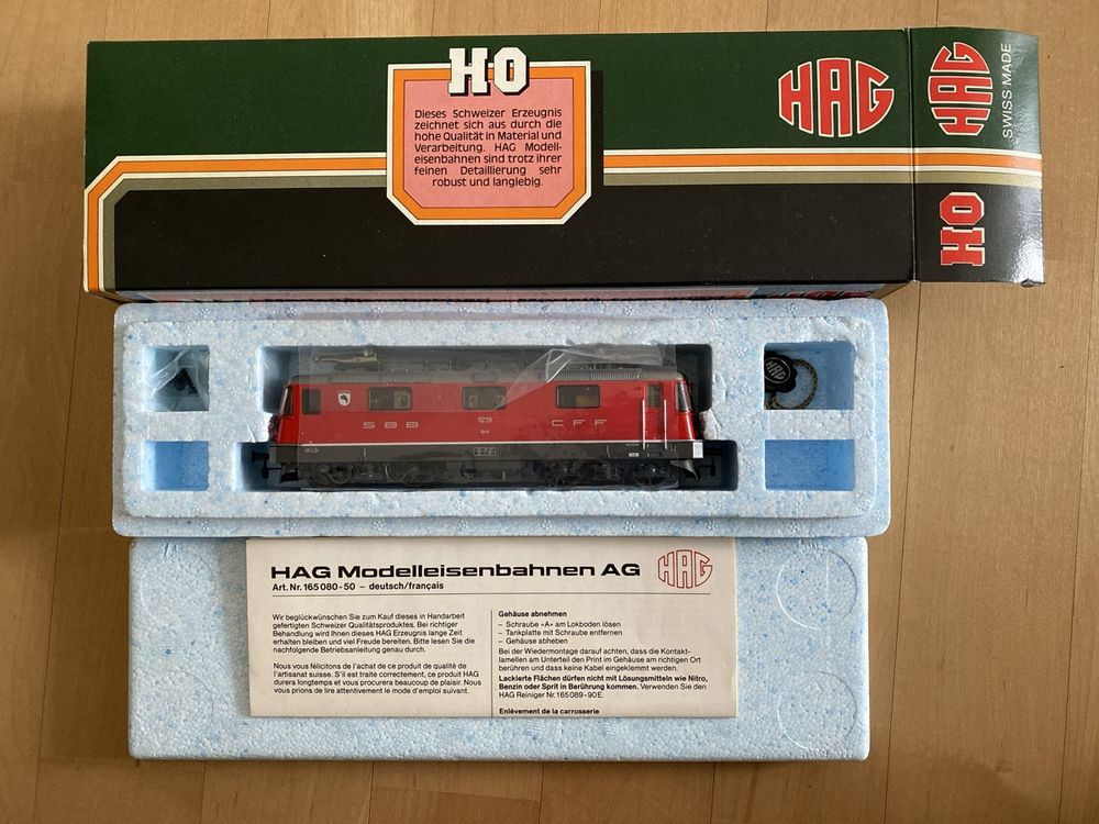 Modelleisenbahn H0 Hag Lokomotive Re 4/4 ll | Kaufen auf Ricardo