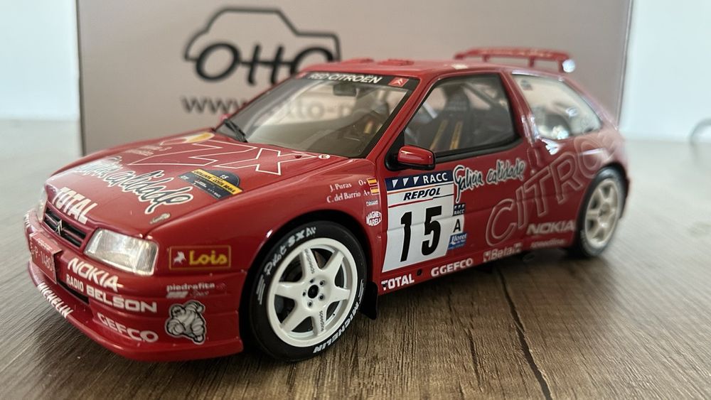 CITROËN ZX KIT CAR Catalunya 1997 OTTO MODELS 1/18 NEW OVP (Neuf avec ...
