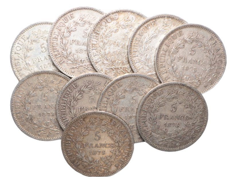 Lot Silber Münzen Frankreich 5 France (2) | Kaufen auf Ricardo