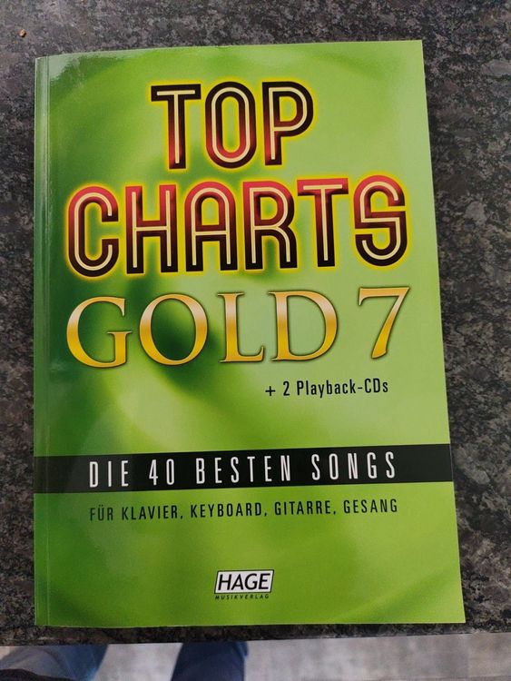 Top Charts Gold 7. Ausgabe (mit 2 CDs) Musiknoten (Neu (gemäss ...