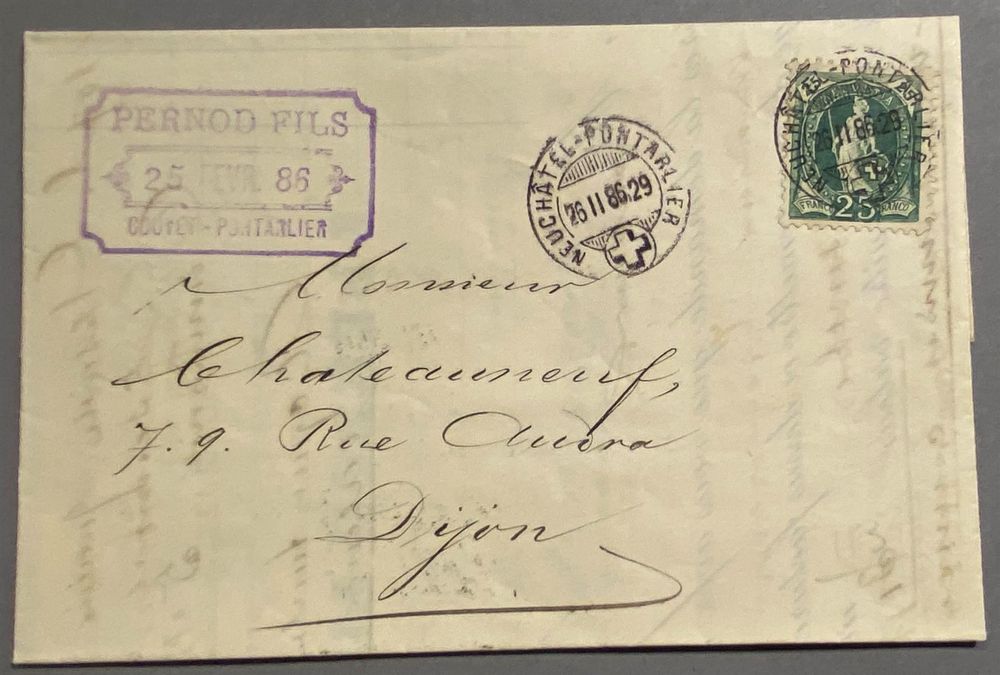 67A Briefrarität Bahnpoststempel auf stehender Helvetia | Kaufen auf ...