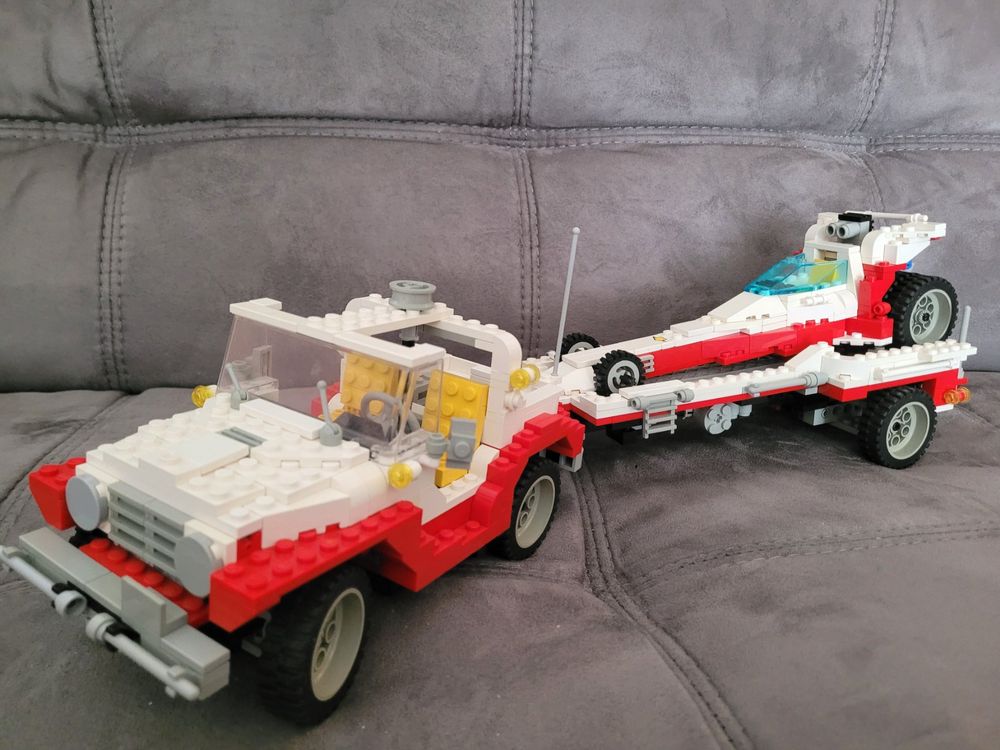 Lego Model Team 5591 Jeep avec Dragster | Kaufen auf Ricardo
