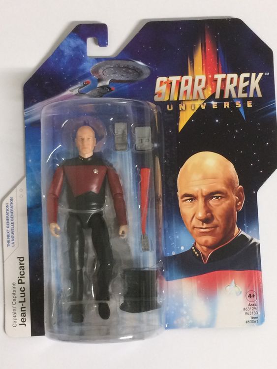 STAR TREK UNIVERSE 5" - 12 CM ACTION FIGURE CAPTAIN PICARD (Neu und ...