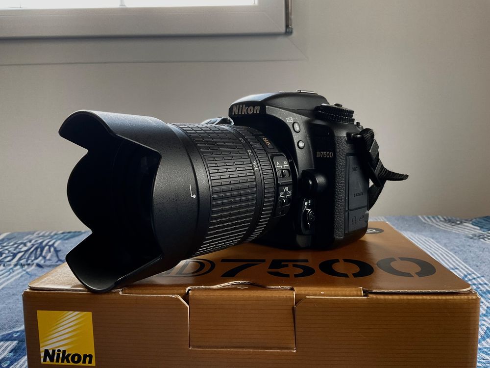 Nikon D7500 gepflegt gebraucht zu verkaufen. Inkl. Objektiv (D'occasion) à St. Gallen pour CHF ...