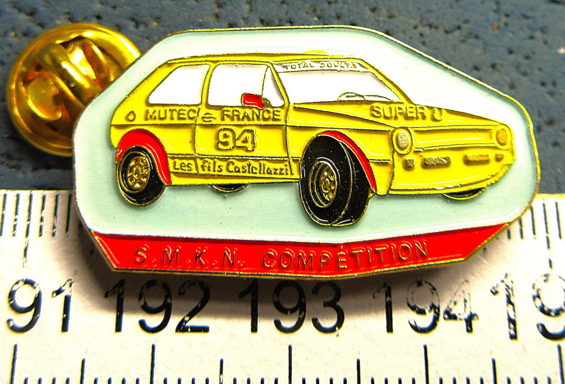 VW GOLDF COMPETITION AUTO PIN GEPRÄGT GELB (Gebraucht) in Ettingen für ...