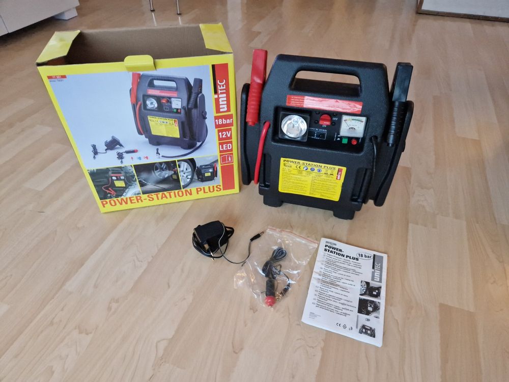 Auto Starthilfe Power-Station + Kompressor (Siehe Details) (Defekt) in ...