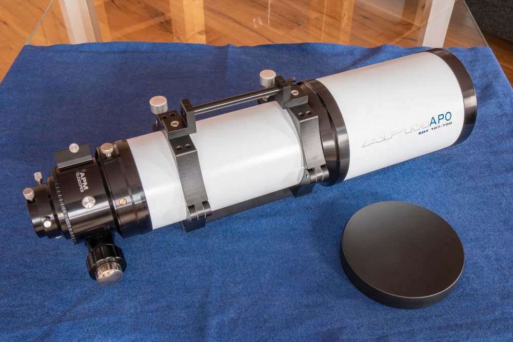 Teleskop APM Super ED Apo Astrograph 107/700mm mit 3" Auszug (Gebraucht ...