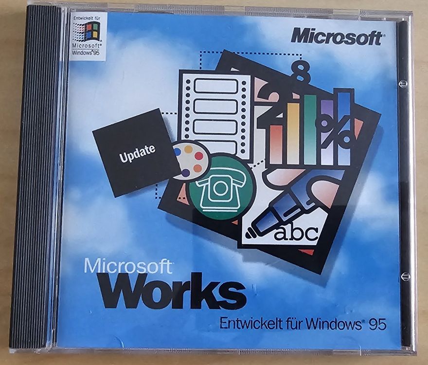 Microsoft Works 4.0 für Windows 95, Update CD (Gebraucht) in Rafz für ...
