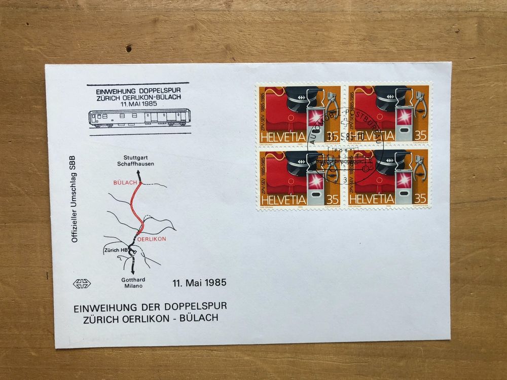 Einweihung der Doppelspur Zürich Oerlikon - Bülach 1985 (Gebraucht) in ...