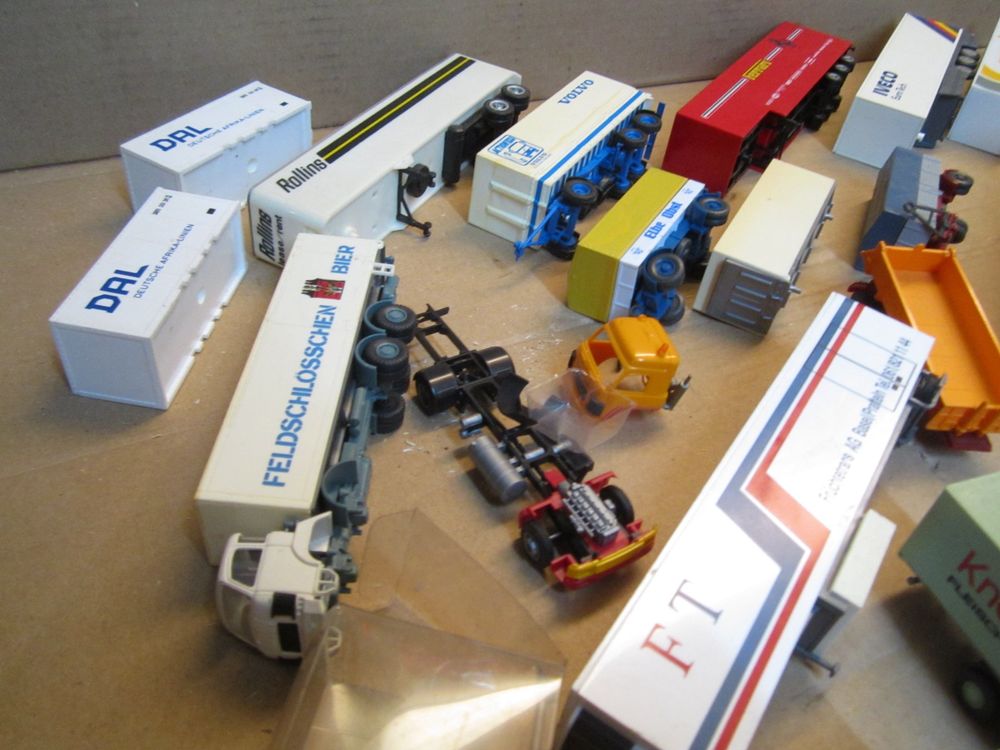 Modell-Autos Lastwagen Saurer Scania Auflieger | Kaufen auf Ricardo