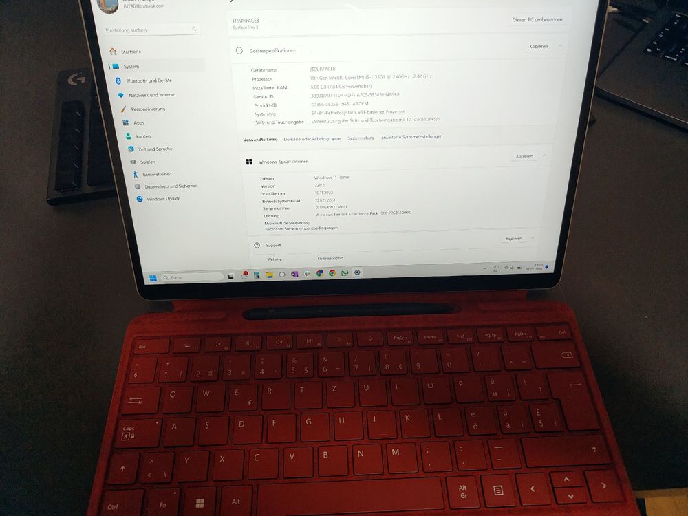 Surface Pro 8 (Gebraucht) in Goldach für CHF 599 – mit Lieferung auf ...