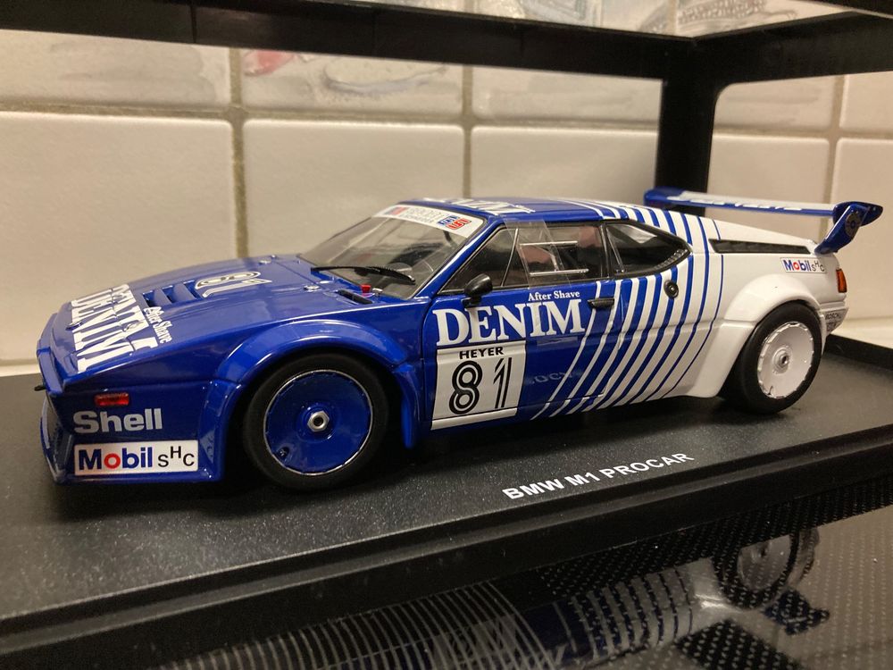 BMW M1 Procar Series 1980 Hans Heyer 1/18 NEU/OVP "DENIM" | Kaufen auf ...