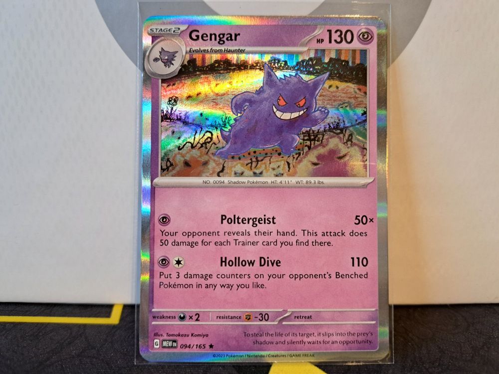 GENGAR HOLO POKEMON 151 KARTE 094/165 EN (Gebraucht) in Uerzlikon für ...
