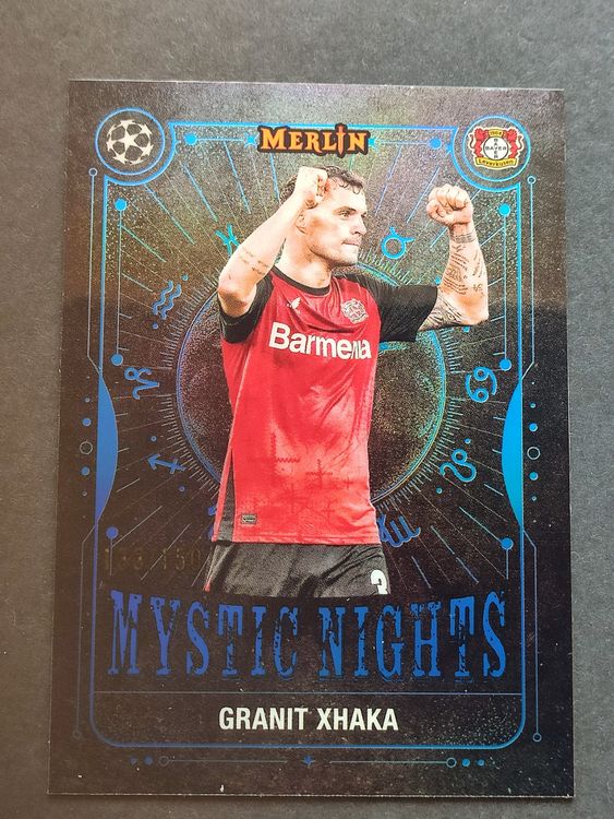 Granit Xhaka /150 Mystic Nights Blue Leverkusen Merlin 24-25 (Gebraucht ...