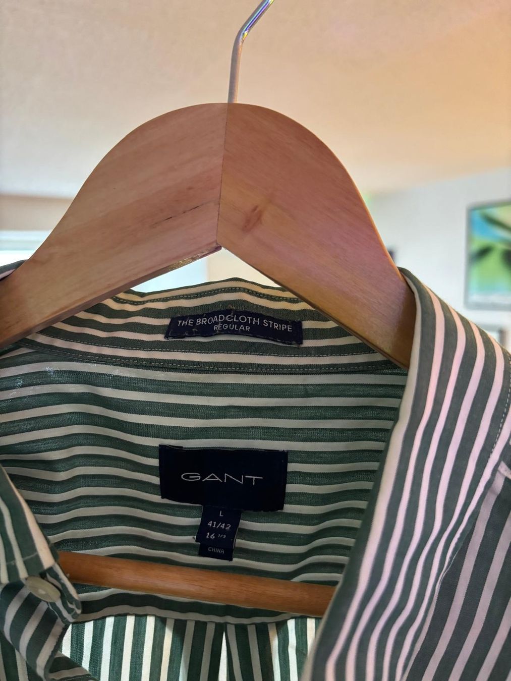 Chemise à rayures GANT (D'occasion) à Vevey pour CHF 25 – avec ...