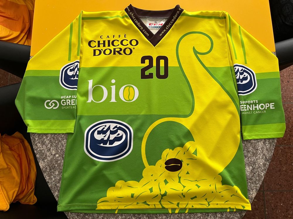 Matchworn signiert HC Ambrì-Piotta Warmup Trikot #20 Bianchi | Kaufen ...