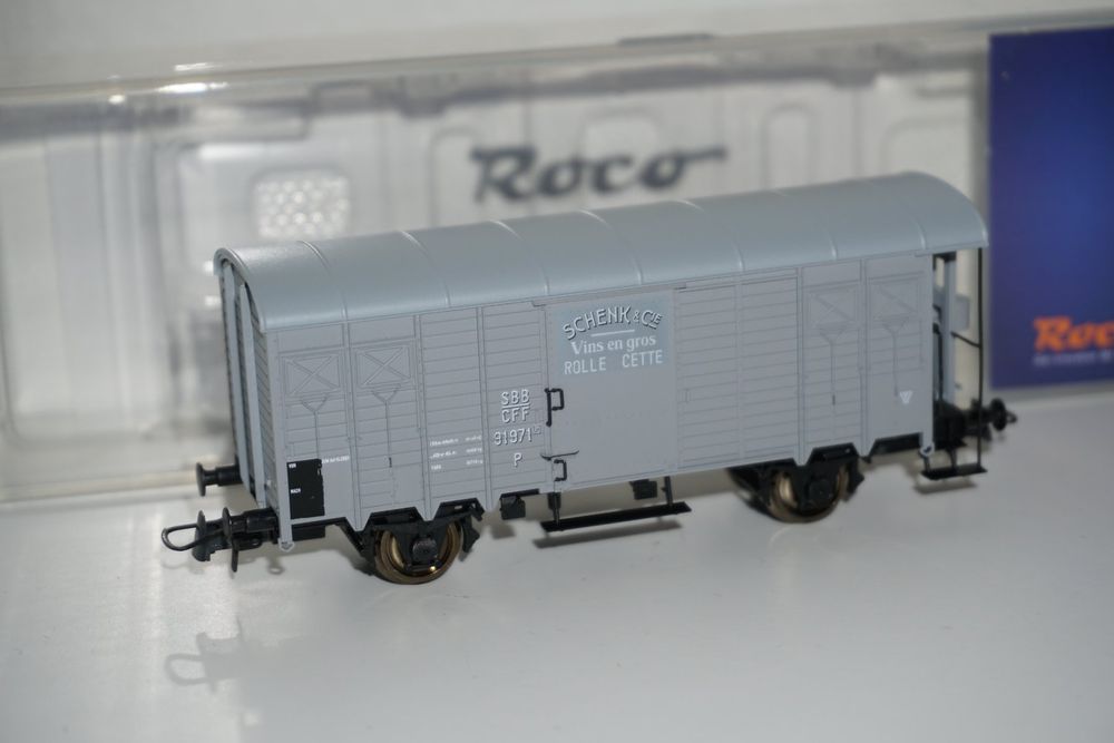 Roco 66201 - SBB gedeckter Güterwagen Schenk Vins K3 H0/DC | Kaufen auf Ricardo