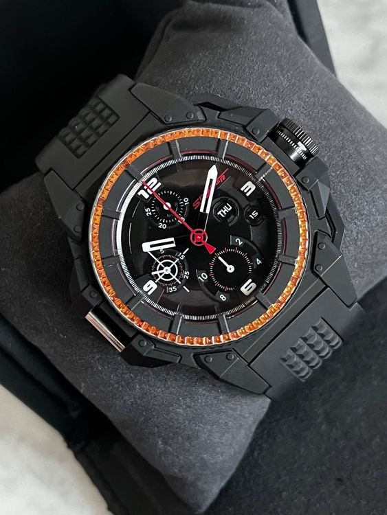 Snyper One-C Chronograph Yellow Diamond Bezel Full Set Rare (Gebraucht ...