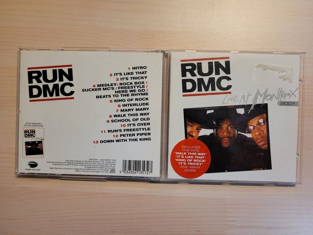 CD RUN DMC - Live At Montreux 2001, 2007 (Gebraucht) in Nebikon für CHF ...