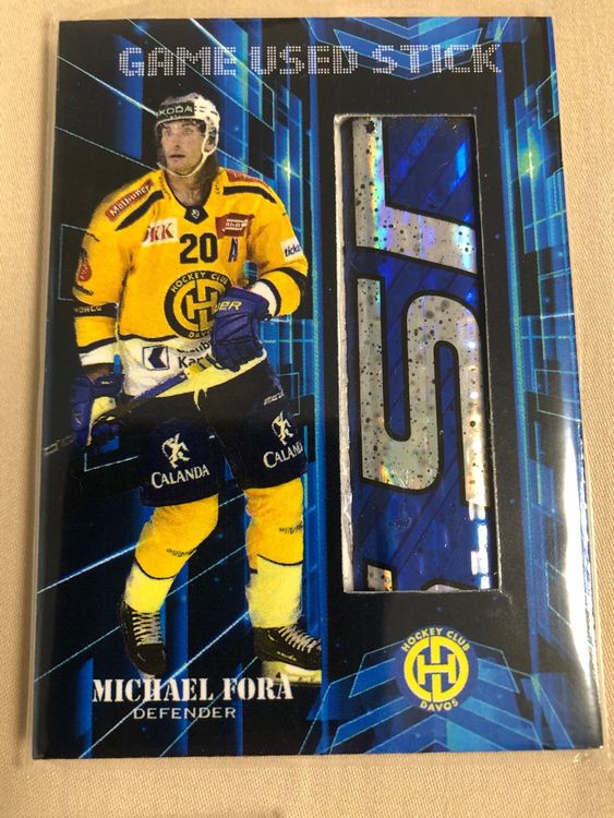 Michael Fora HCD Hockey Stick Card (Gebraucht) in Meierskappel für CHF ...