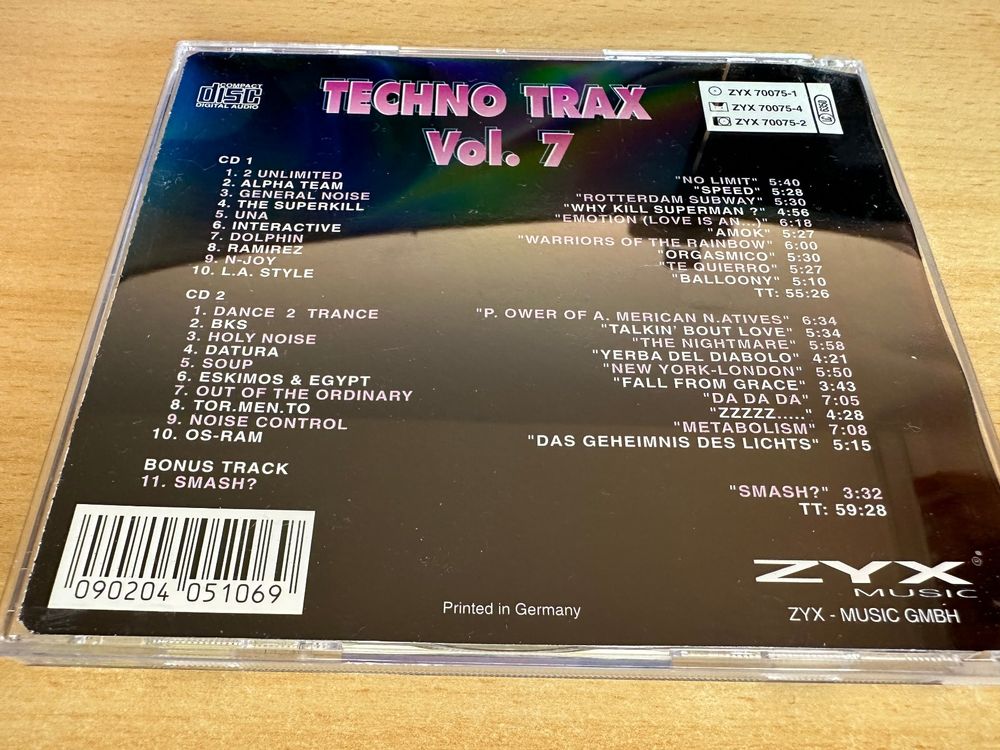Various – Techno Trax Vol. 7 - 2 CD (Gebraucht) in Rikon im Tösstal für ...
