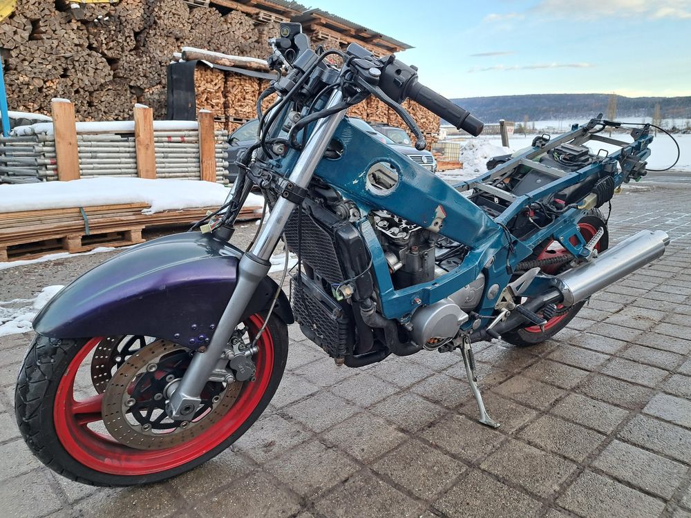 Kawasaki ZZR 600 für Bastler oder Teile ZX600E CDI Auspuff (Gebraucht ...