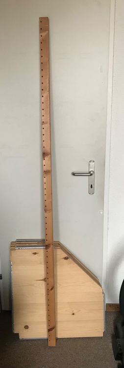 5 Eckregalböden IVAR 56x56x30 plus Eckpfosten 179cm (Gebraucht) in Mönchaltorf für CHF 110 – nur ...