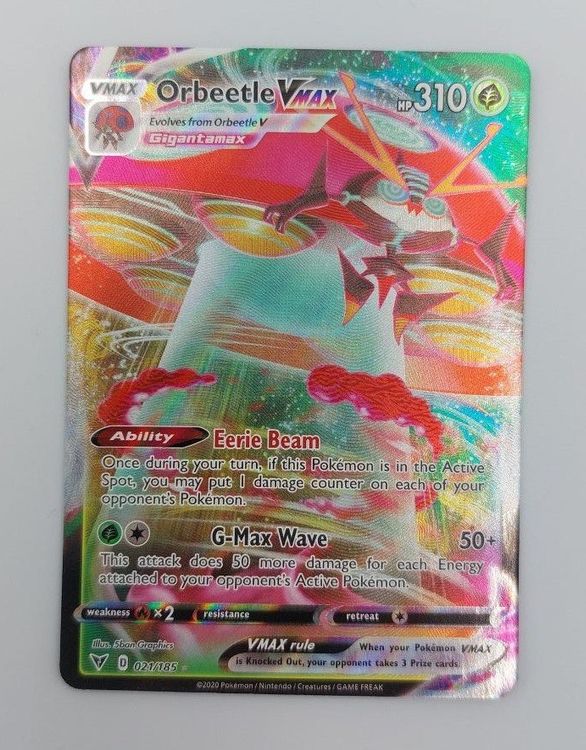Orbeetle VMAX (021/185 Vivid Voltage) NM / ENG (Gebraucht) in COINTRIN ...
