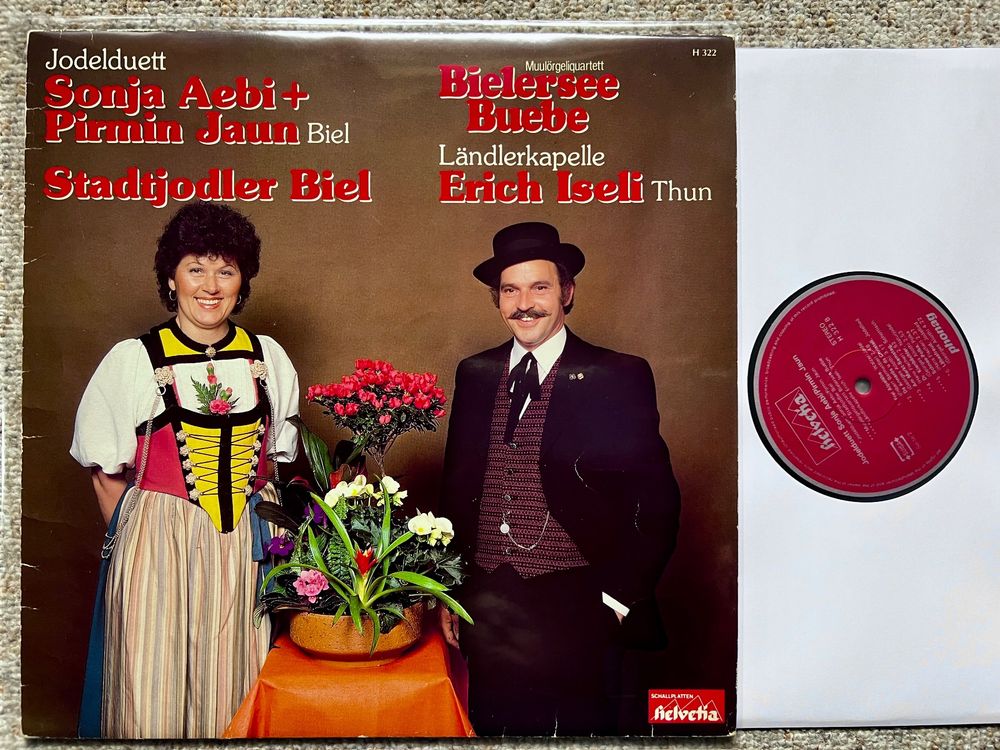 LK Erich Iseli – Jodelduett Sonja Aebi/Pirmin Jaun LP 🛀 (Gebraucht) in Unterseen für CHF 9 – mit ...