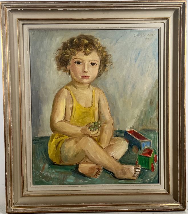 Isobell Schneider (c. 1875-1962) Gemälde von eine Kind (Gebraucht) in ...