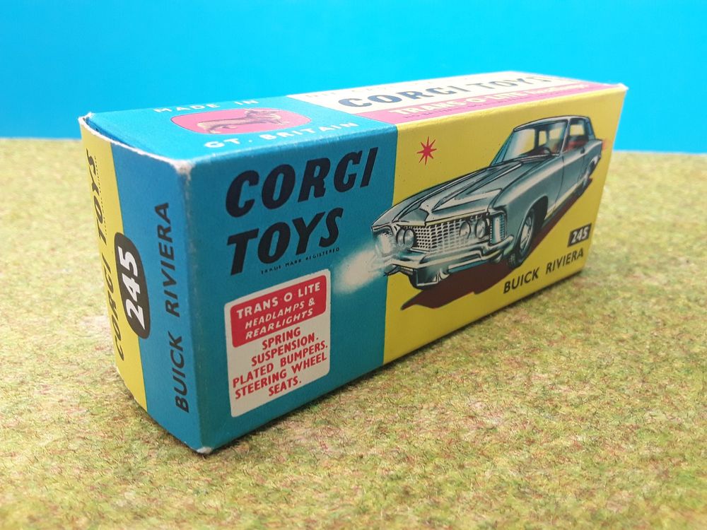 Sammler _ Corgi Toys 245 _ Buick Riviera blau metallic 1:48 (Gebraucht ...