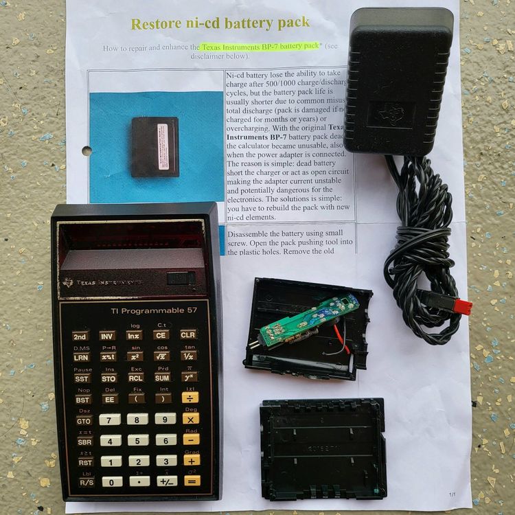Texas Instruments TI Programmable 57 Taschenrechner 70-er J | Kaufen ...