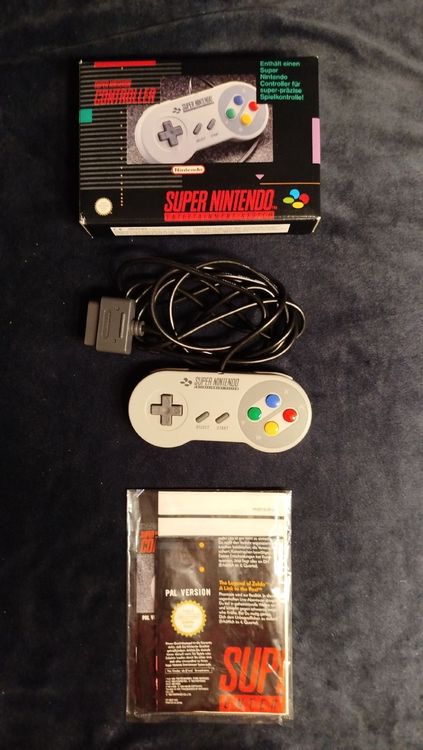 Super Nintendo Controller PAL OVP Rarität (Neu und originalverpackt) in ...
