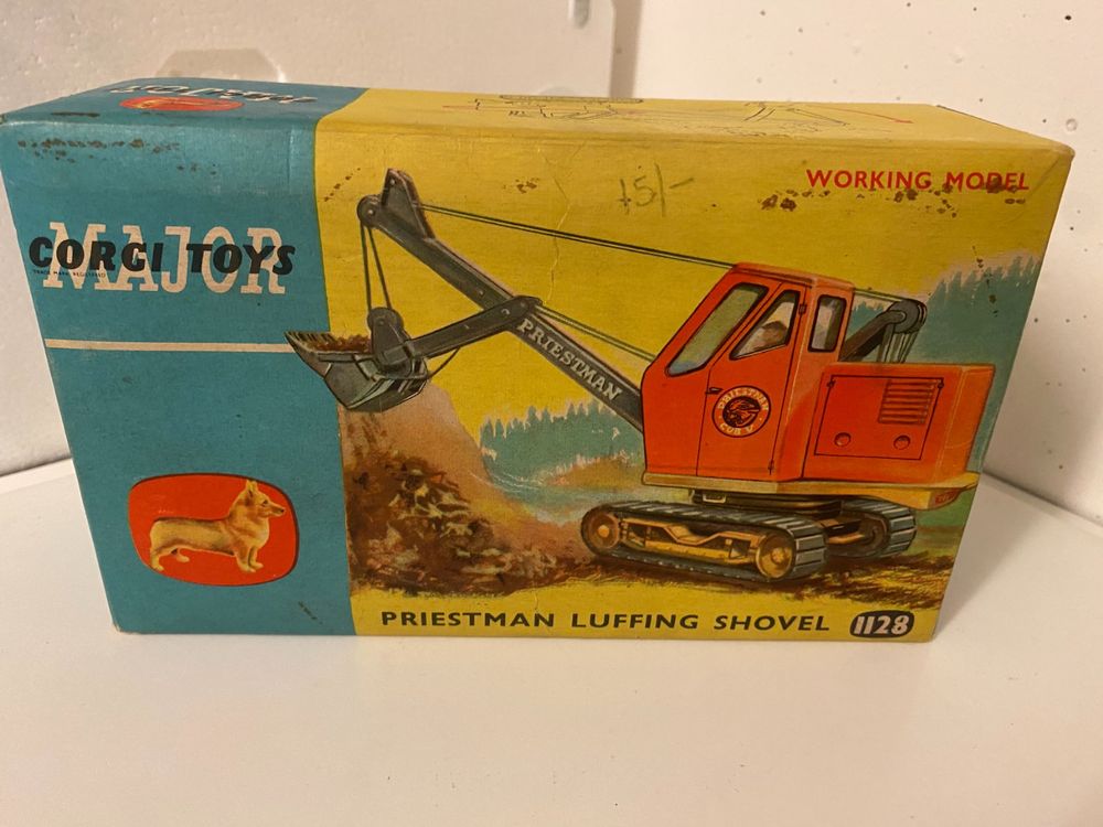 Corgi Toys - Original 1128 Priestman Luffing Shovel OVP | Kaufen auf ...