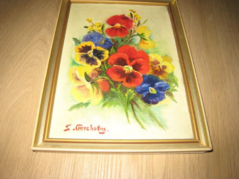Kleines Bild mit Blumen (Gebraucht) in Aarburg für CHF 5.9 – mit ...