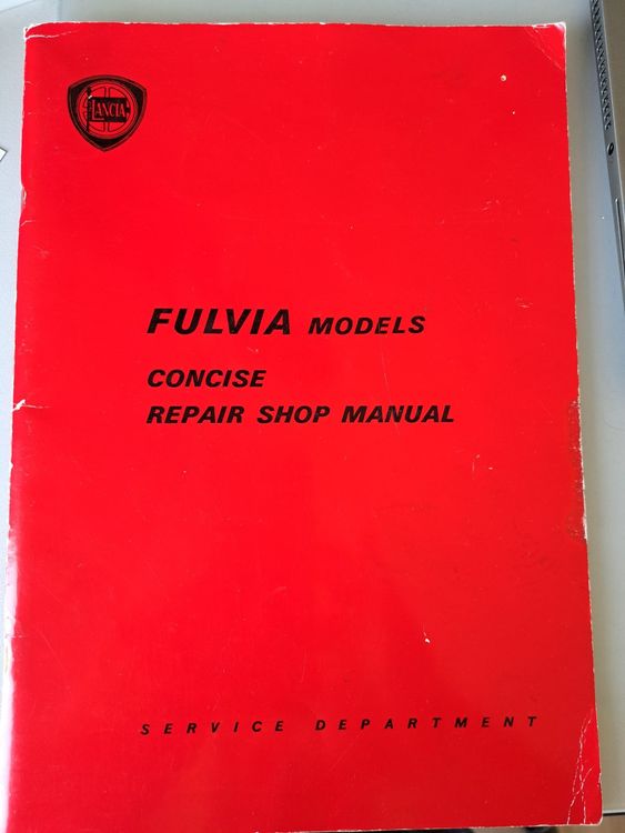 Fulvia Repair Manual (Handbuch) (Gebraucht) in Bremgarten AG für CHF 17 ...