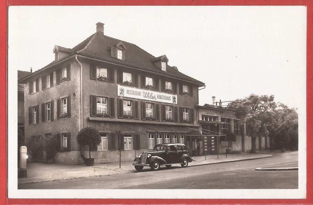 St. Gallen - Oldtimer vor Restaurant Uhler - ca. 1940 (Gebraucht) in ...