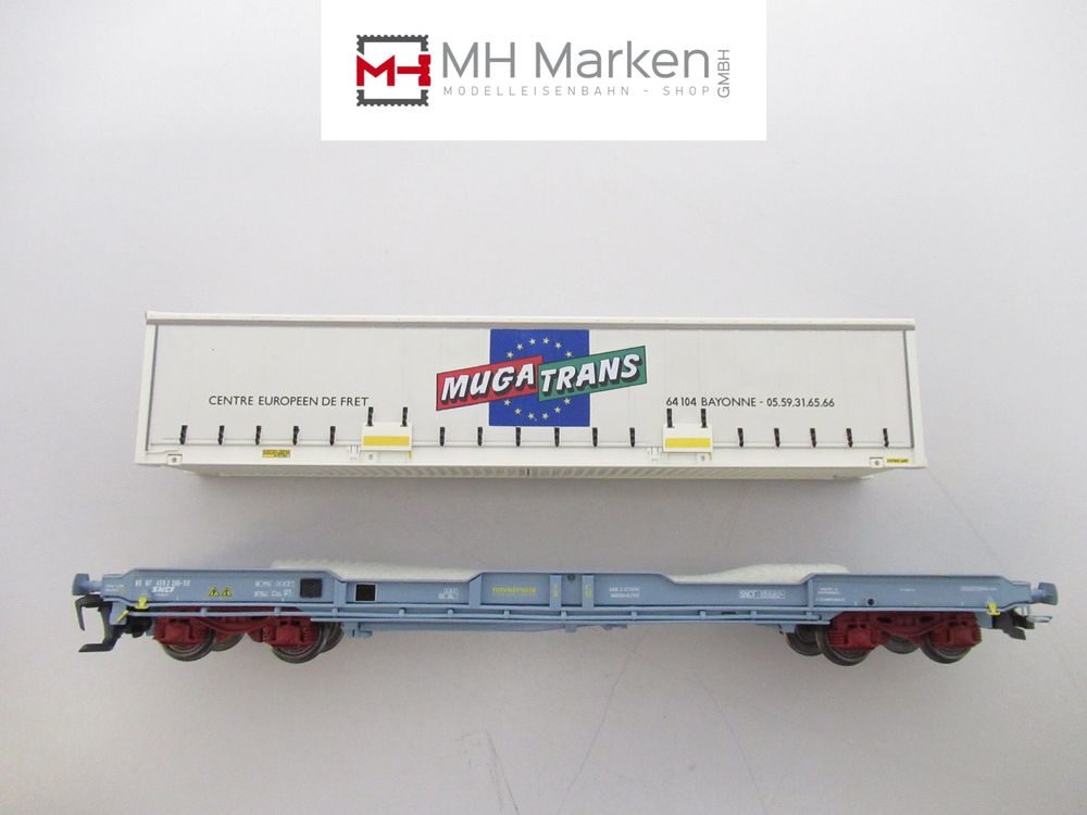 LS Models 30142 Flachwagen mit Container SNCF DC GS H0 (Gebraucht) in Basel für CHF 25 – mit ...