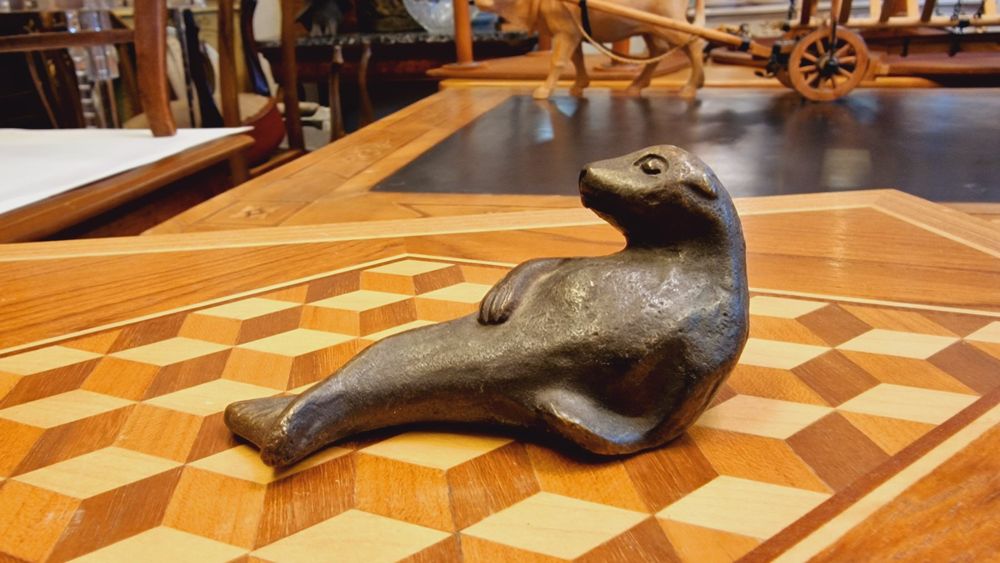 BRONZE FIGUR BAG TURGI, nicht gestempelt (Gebraucht) in BERN für CHF 80 – mit Lieferung auf ...