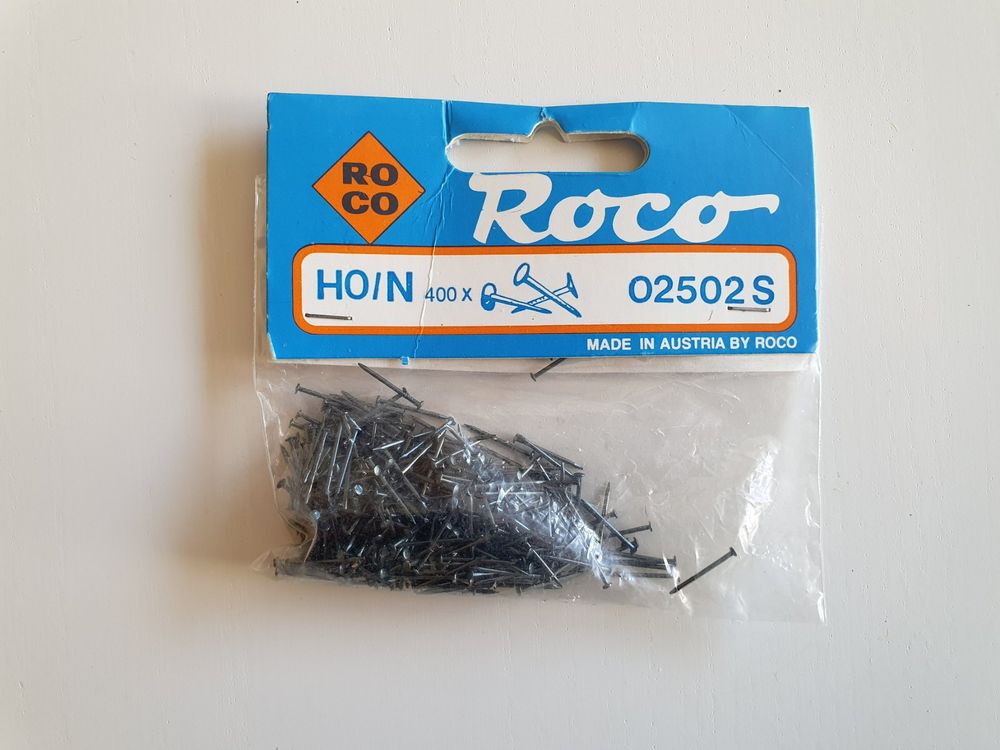 Roco N° 10000, 400 clous pour fixation des rails échelle: N (Neu und ...