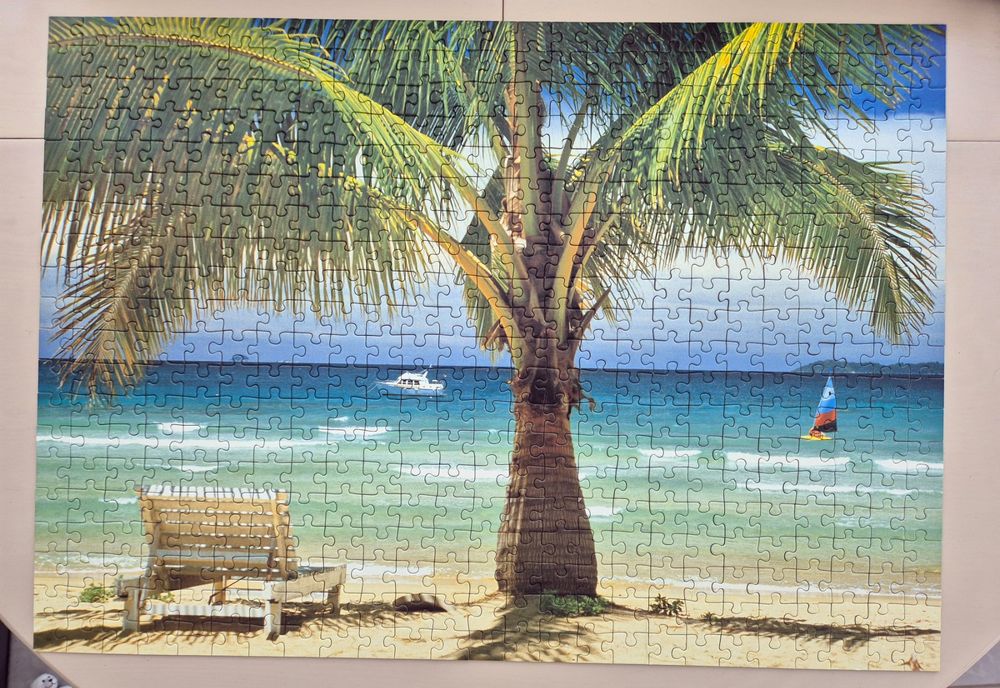 Puzzle 500 Teile (grosse Puzzle-Teile), komplett (Gebraucht) in Tecknau ...