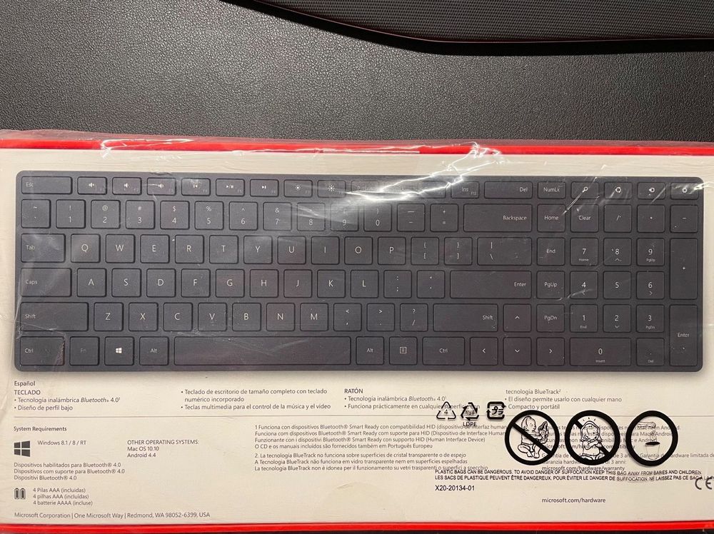 Microsoft Designer Bluetooth Tastatur + Maus, QWERTY (Neu und ...