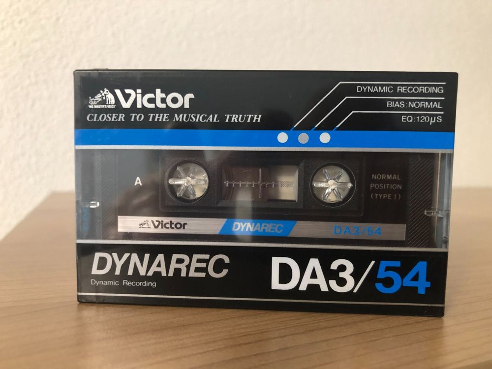 VICTOR DYNAREC DA3/54 Minuten Type I Tape Original verpackt! (Neu und ...