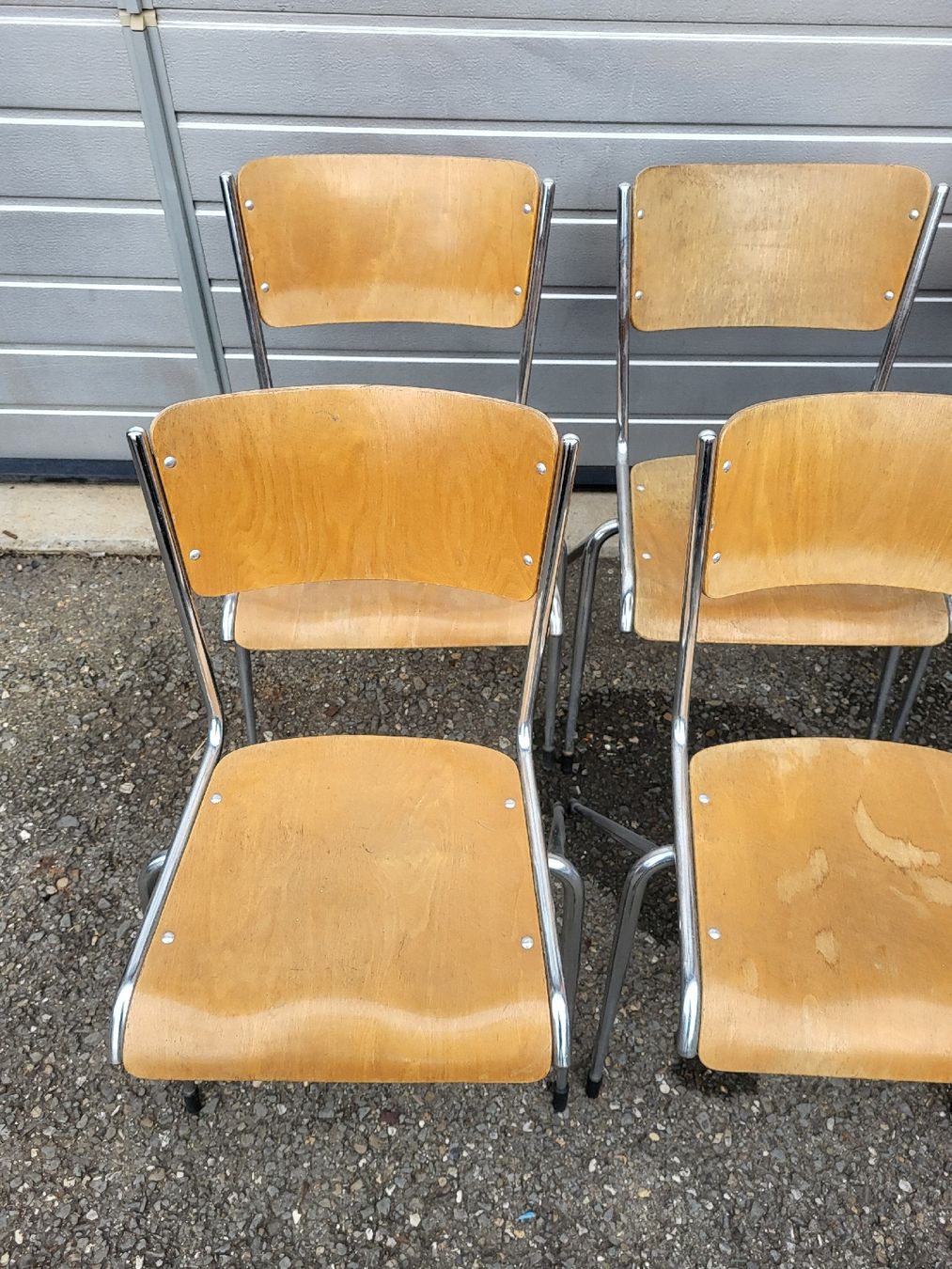 Lot de 8 chaises BES Sissach vintage 80er. (D'occasion) à Vevey pour ...