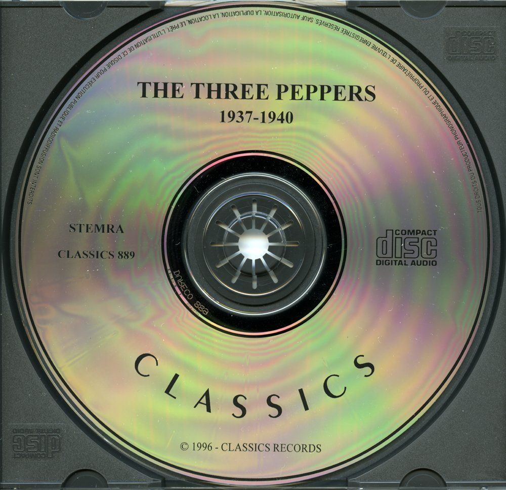 Jazz-CD: The Three Peppers "The Chronogical..." (Classics") (Gebraucht ...